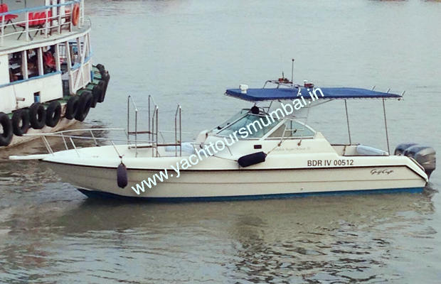 Gulf Craft 31 Canopy Speedboat in Mumbai - Yacht Tours Mumbai